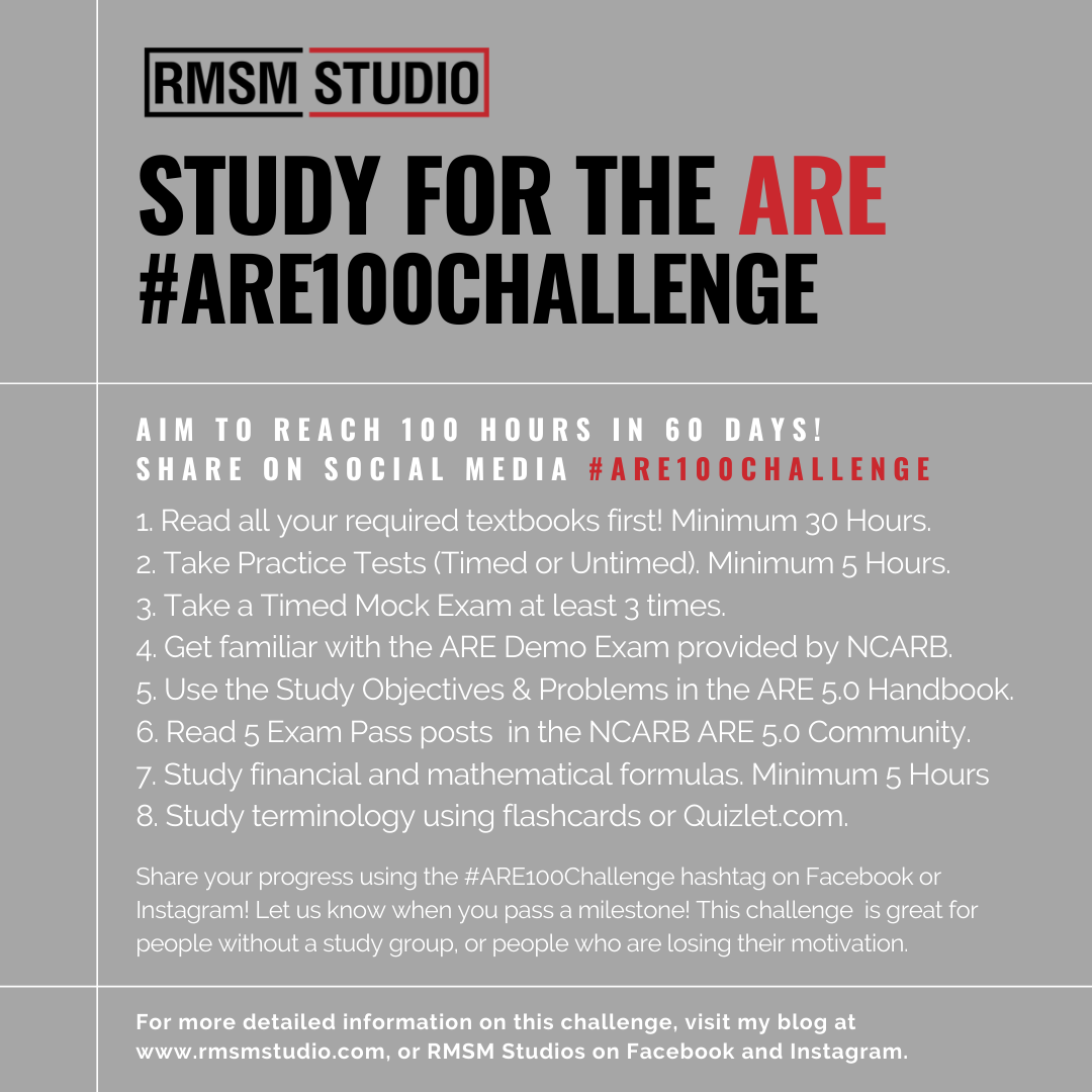 Introducing the #ARE100Challenge – RMSM Studio