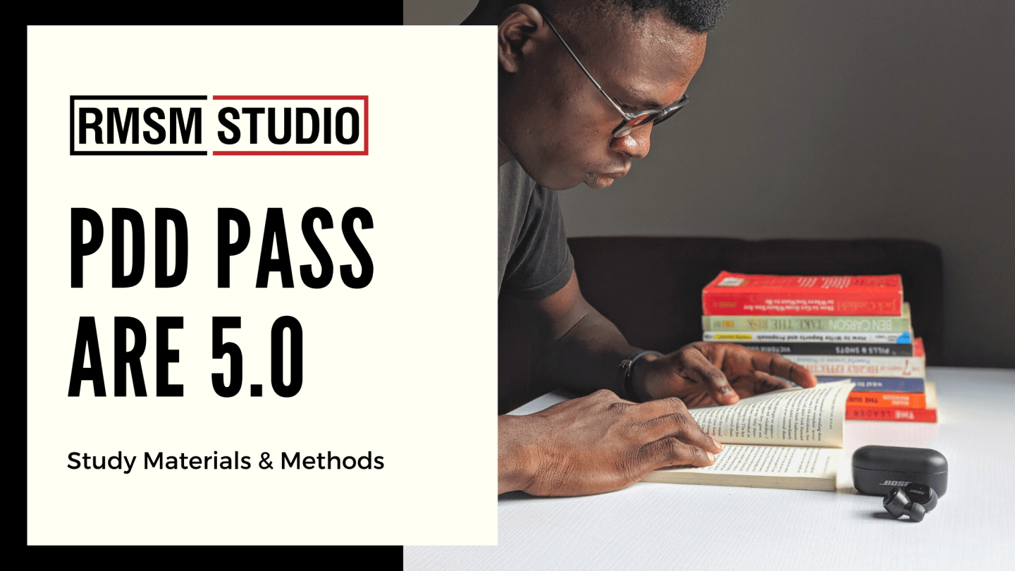 PDD Pass ARE 5.0 – Study Materials and Methods – RMSM Studio